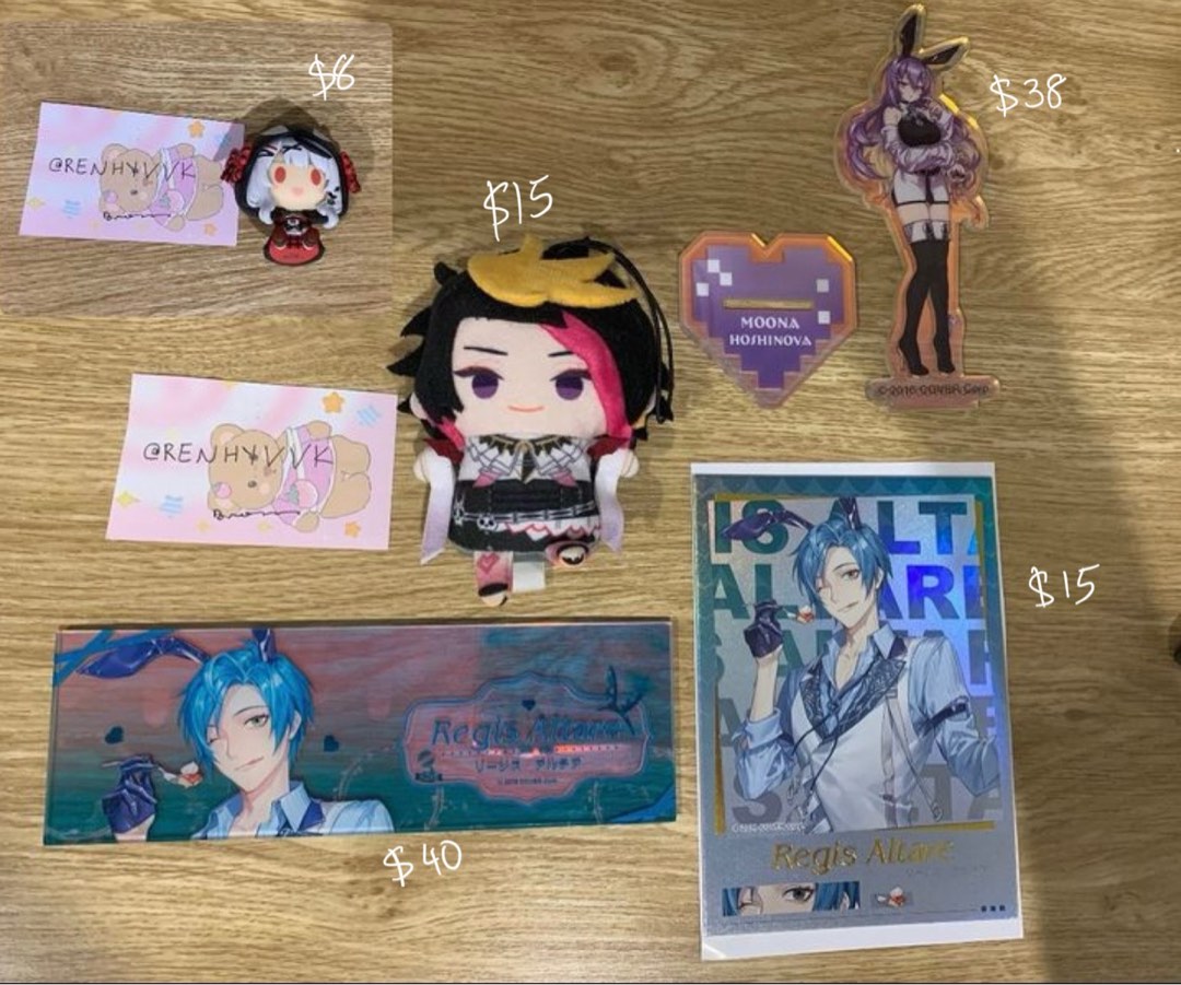 Vtuber merch drop (nijisanjiEN hololive), Hobbies & Toys, Memorabilia ...