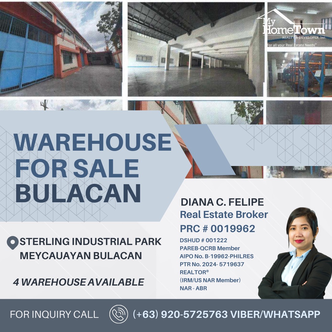 Warehouses for Sale in Sterling Industrial Park Meycauyan Bulacan ...