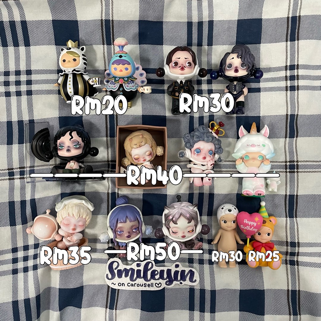 [WTS] Sonny Angel and Popmart various Skullpanda, Dimoo, Pucky figures ...