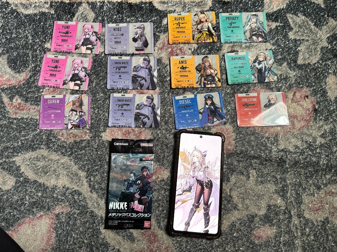 Yuni Nikke Metallic Card, Hobbies & Toys, Toys & Games on Carousell