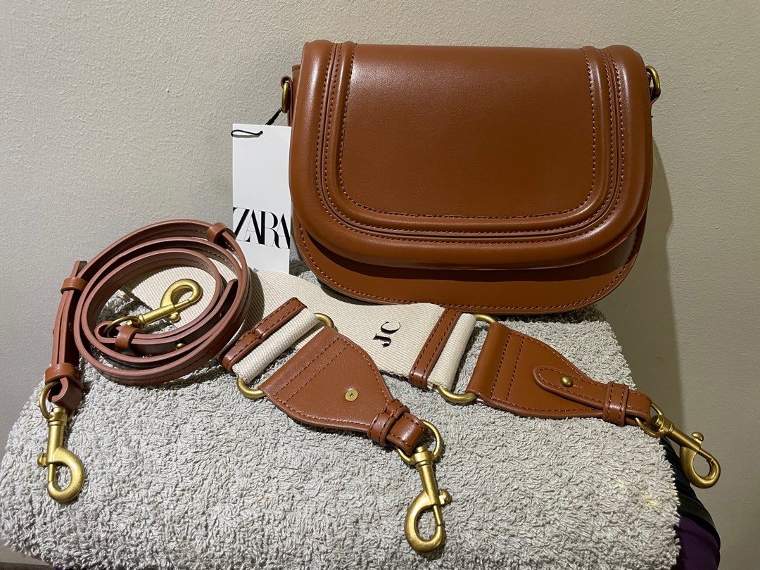 zara purses brown