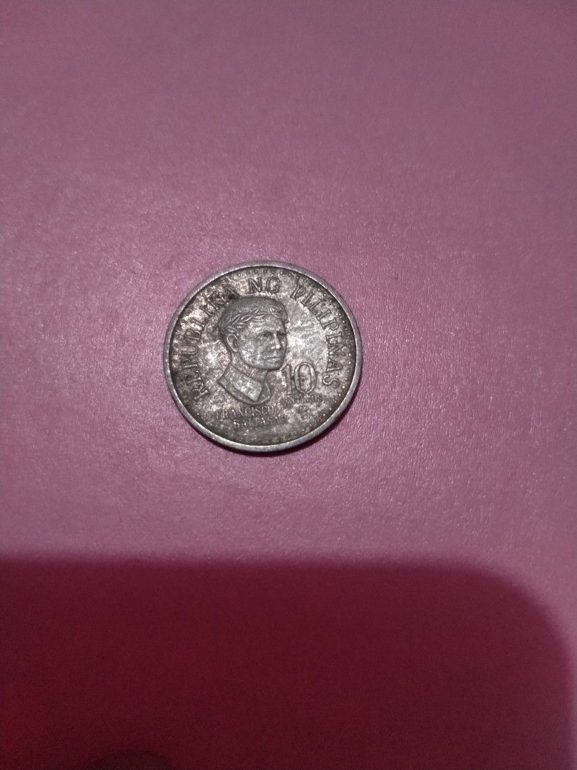 (1981) Francisco Baltasar 10 Sentimo Ten Centavos Philippine Coin Collectible Republika ng ...