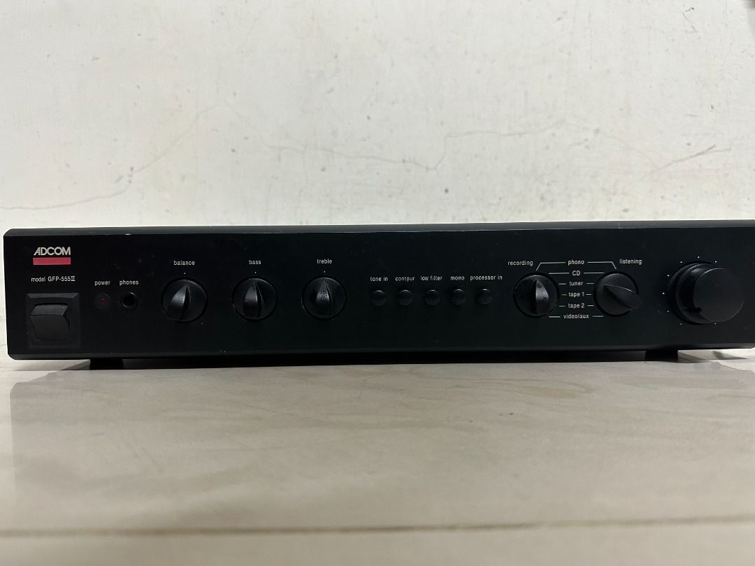 美國 ADCOM GFP-555II 前級擴大機 MADE IN USA, 耳機及錄音音訊設備, 音樂播放裝置 MP3及CD 播放器在旋轉拍賣