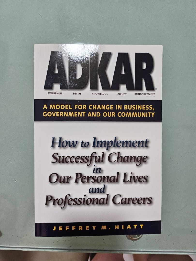 ADKAR how to implement change, Hobbies & Toys, Books & Magazines ...