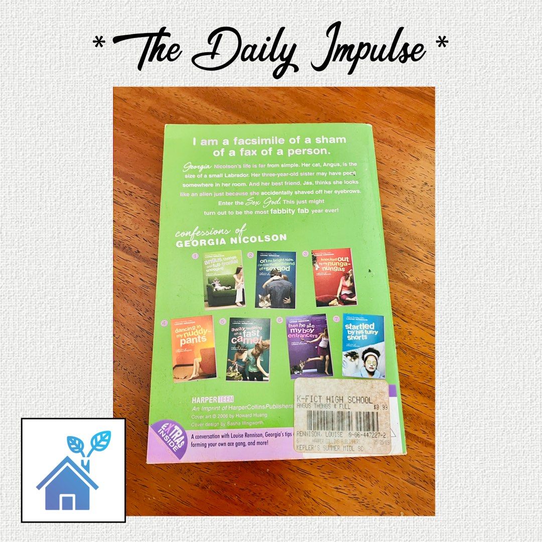 Angus, Thongs and Full-Frontal Snogging (Confessions of Georgia ...