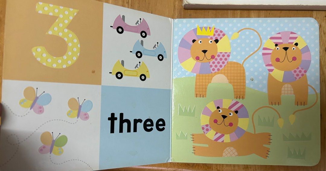 Baby learning book- numbers/ animals/ faces, Hobbies & Toys, Books ...