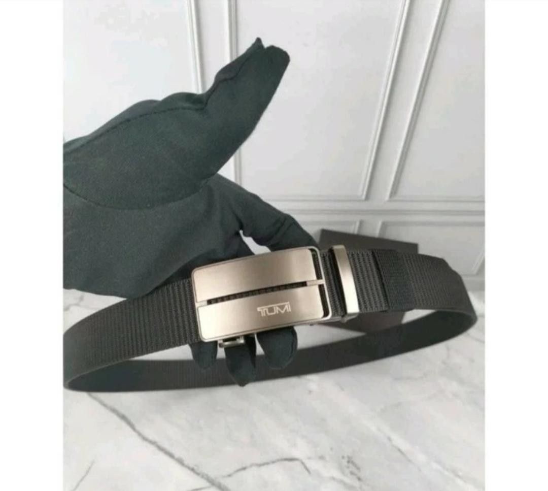 BELT TUMI MEN NEW MODEL FULLSET BOX #2, Fesyen Pria, Aksesoris, Ikat ...