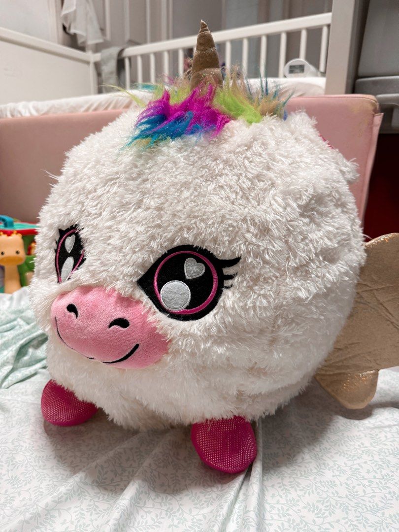 Biggies Unicorn XXL Inflatable Plush Toy, Hobbies & Toys, Toys & Games ...