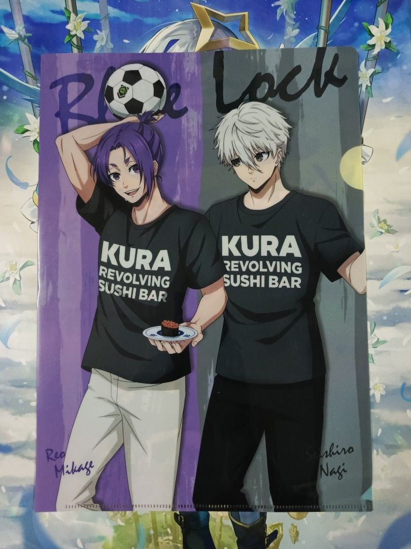 Blue Lock x Kura A4 File ~Nagi & Reo~, Hobbies & Toys, Collectibles & Memorabilia, Fan ...