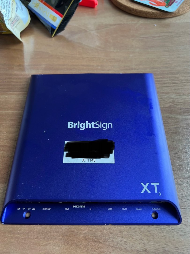 Brightsign XT1143 with Wifi Module ( 4K Player not Apple TV ）網絡數字播放器 ...