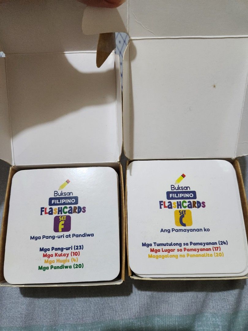 BUKSAN Filipino Flashcards, Hobbies & Toys, Books & Magazines, Children's Books on Carousell