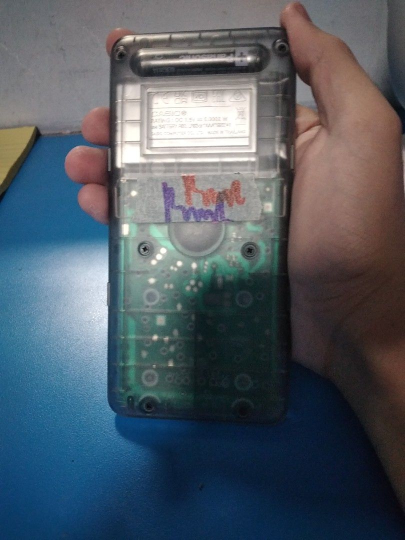 Casio fx570es-plus transparent scientific calculator , Mobile Phones ...