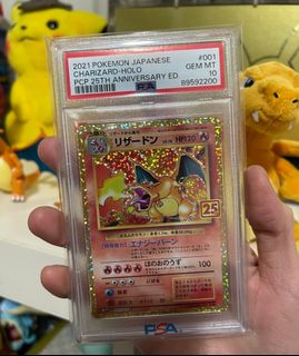 25th Anniversary Charizard PSA 10, Hobbies & Toys, Toys & Games on Carousell