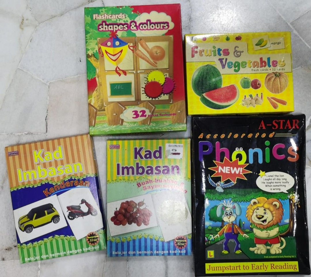 Children flashcard (Rm7 for all), Hobbies & Toys, Books & Magazines ...