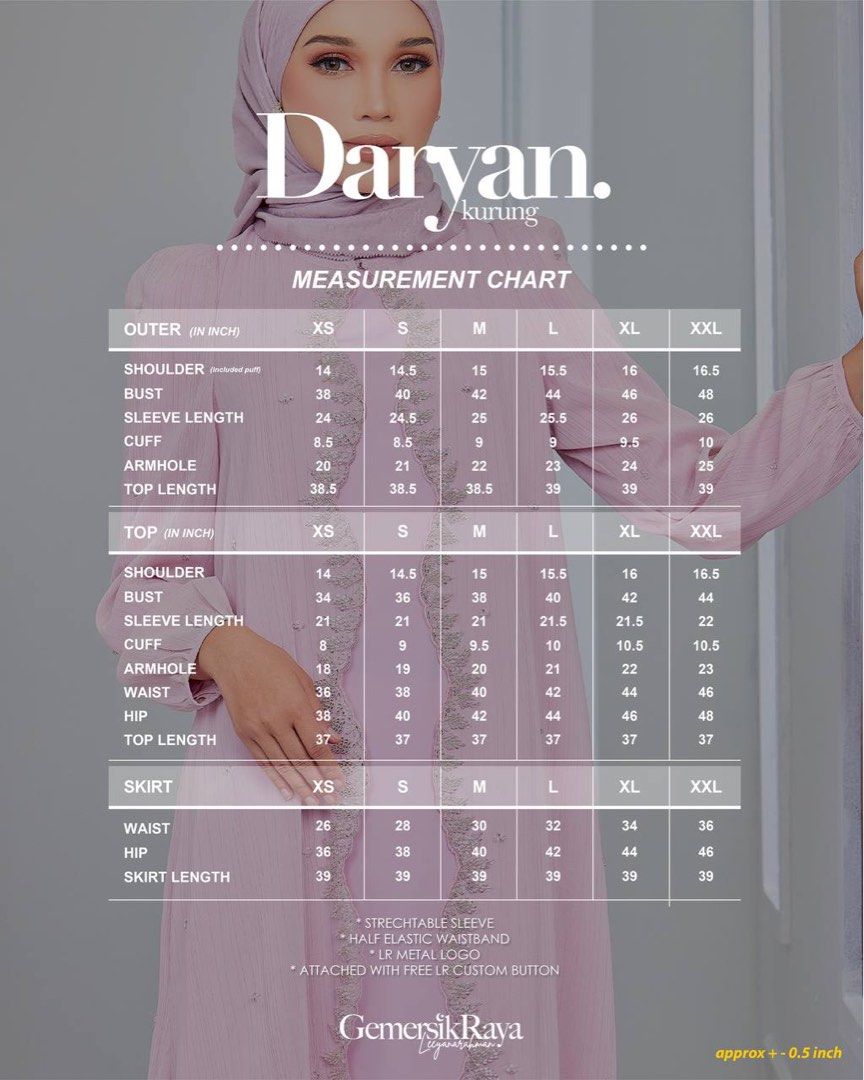 Daryan Kurung by Leeyanarahman, Women's Fashion, Muslimah Fashion, Baju ...