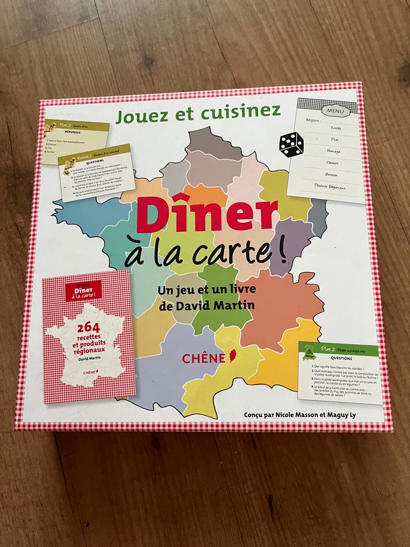 “Diner a la carte” Game Set (French), Hobbies & Toys, Toys & Games on ...