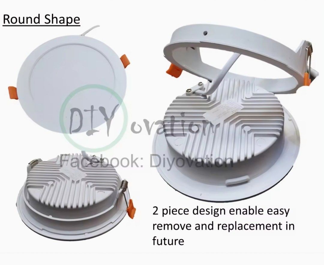 Easy change Liniq recessed false ceiling downlight (8W 3000k warm ...