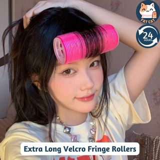 bangs with roller