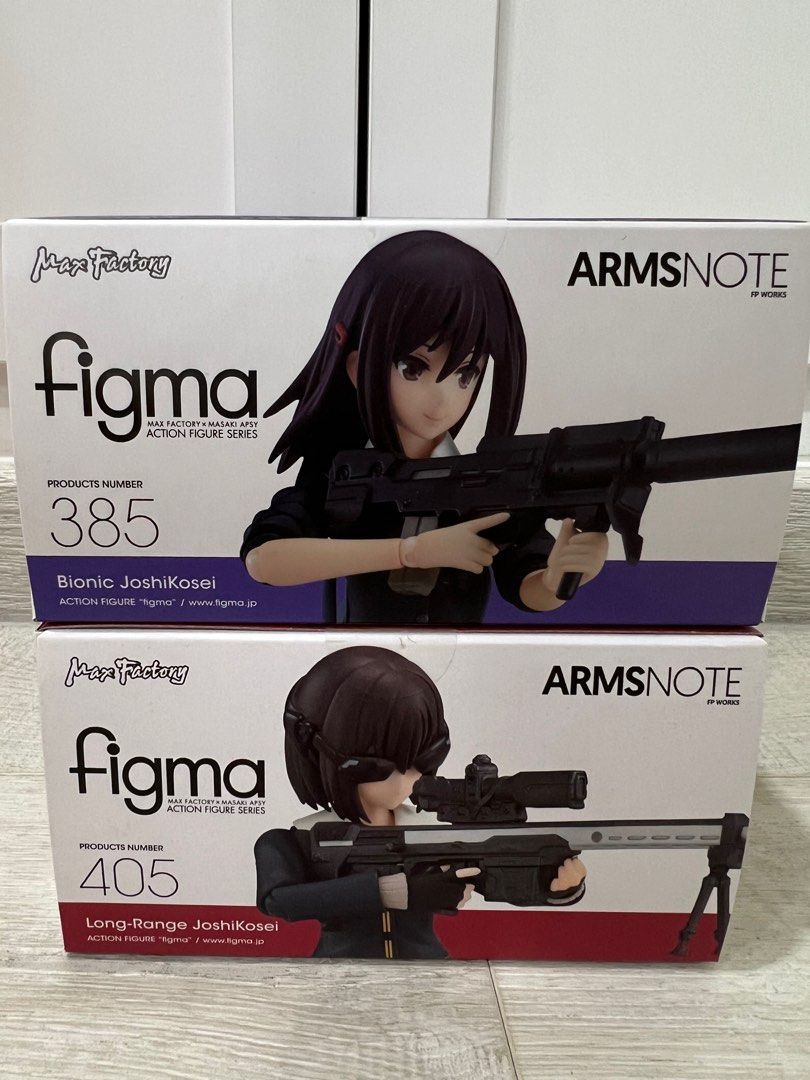 Figma 385 405 ARMSNOTE Arms Note Bionic Long Range Joshikosei JK, Hobbies & Toys, Toys & Games ...