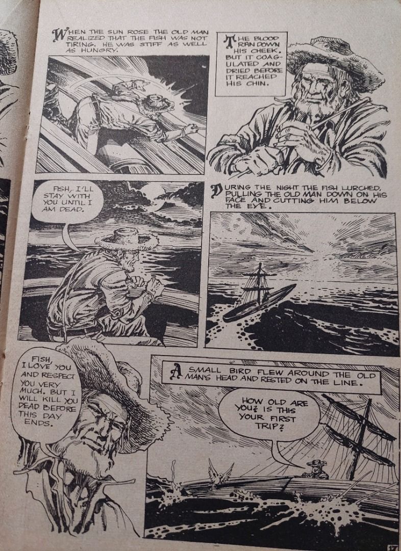 Filipino comics- the old man and the sea, Hobbies & Toys, Books ...