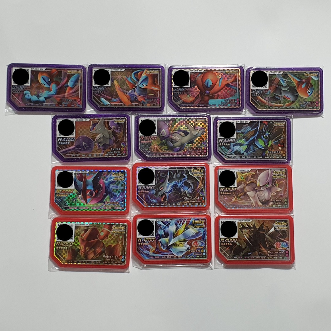 Authentic Gaole 5* Zygarde Latias Latios Deoxys Attack Normal Defense ...