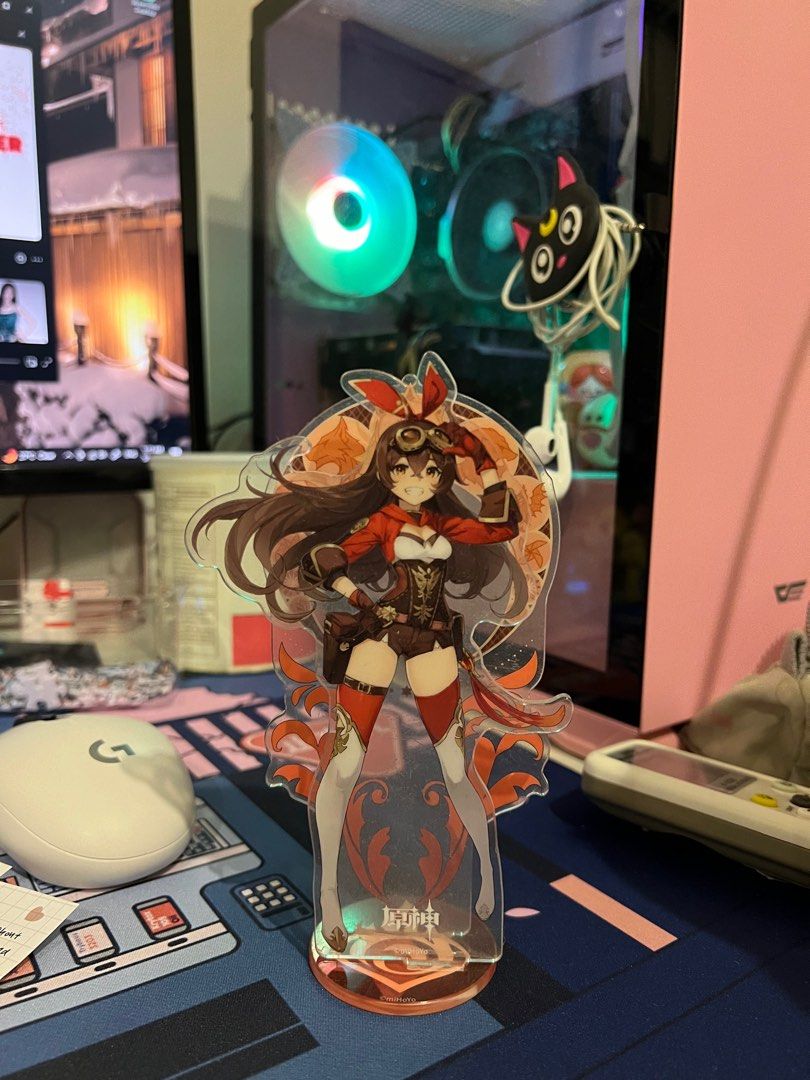 Genshin Amber Acrylic Standee, Hobbies & Toys, Collectibles & Memorabilia, Fan Merchandise on ...