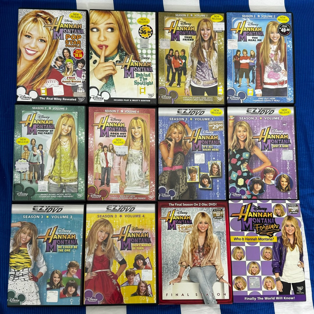 Hannah Montana Season 1 - Season 4 Complete Limited Edition DVD Set ...