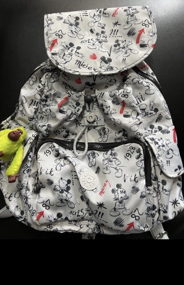 Kipling mickey mouse backpack, Women's Fashion, Bags & Wallets ...