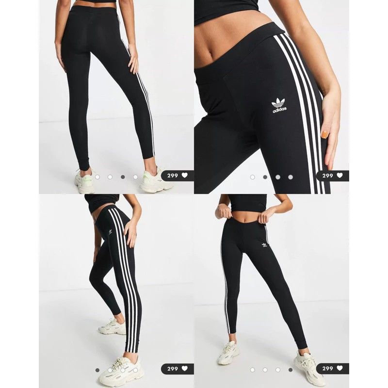 Leging Adidas logo, Olah Raga, Baju Olahraga di Carousell