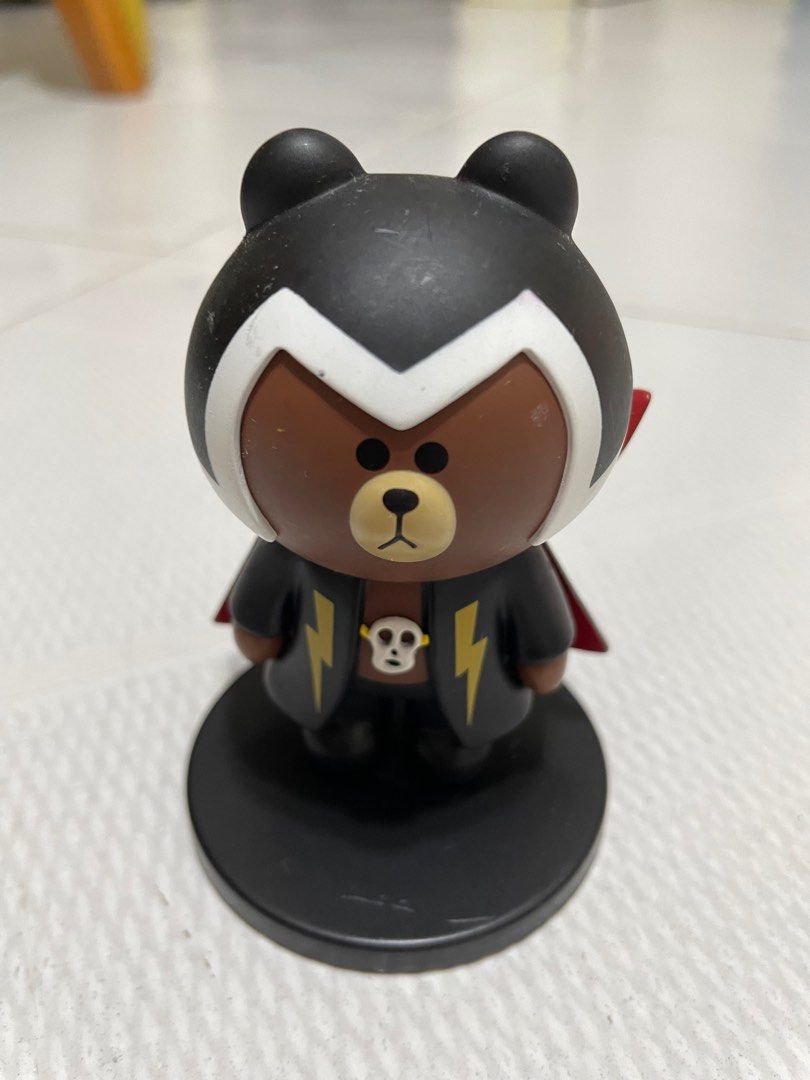 Line Friends Brown Line Rangers Brown figure 雷電 熊大 公仔 擺設 decoration ...
