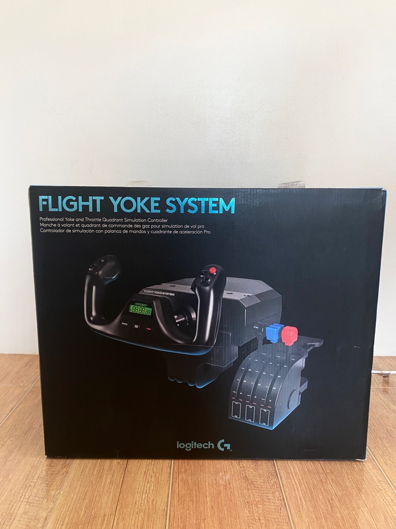 Logitech Flight Yoke System, Hobbies & Toys, Toys & Games on Carousell