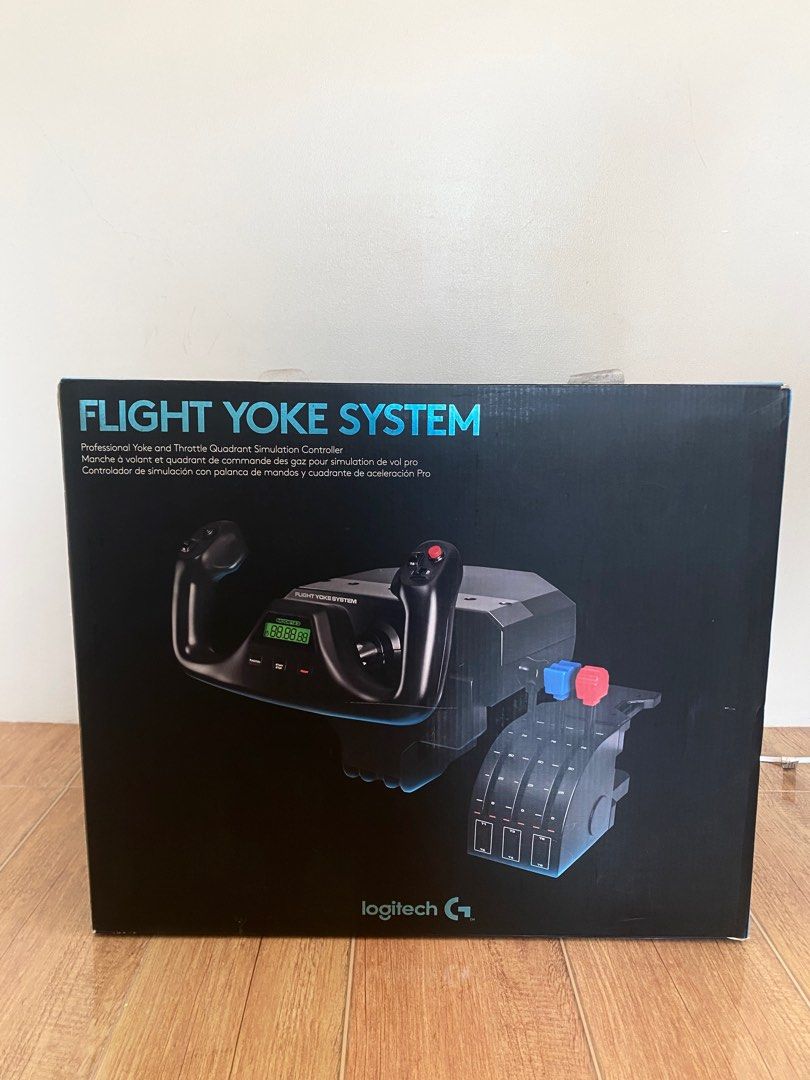 Logitech Flight Yoke System, Hobbies & Toys, Toys & Games on Carousell
