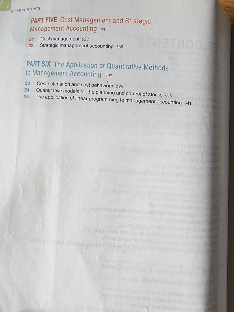 Management and Cost Accounting 7th edition Textbook, Hobbies & Toys ... Management and Cost Accounting 7th edition Textbook, Hobbies & Toys ...