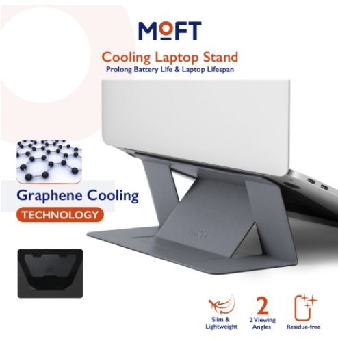 MOFT Laptop Stand Gen 2 with Heat Ventilation / Airflow Laptop Stand ...
