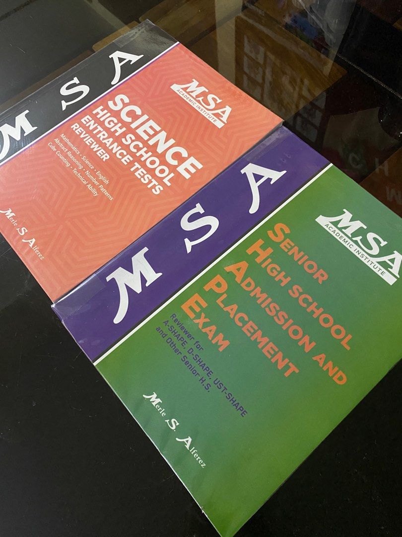 MSA Reviewer for ALL Senior High School & Science High School, Hobbies ...