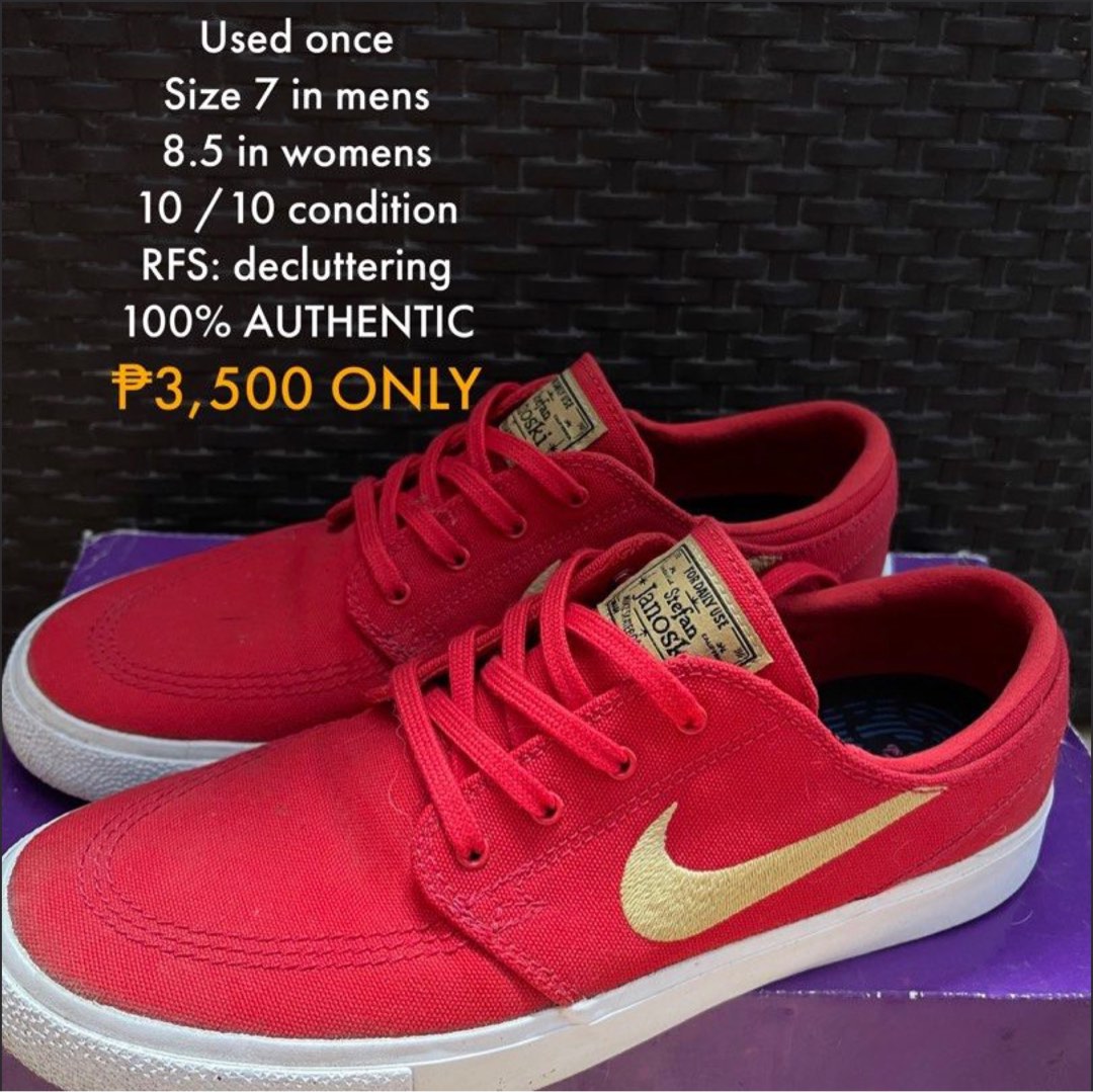 NIKE JANOSKI UNIVERSITY RED, Men's Fashion, Footwear, Sneakers on Carousell