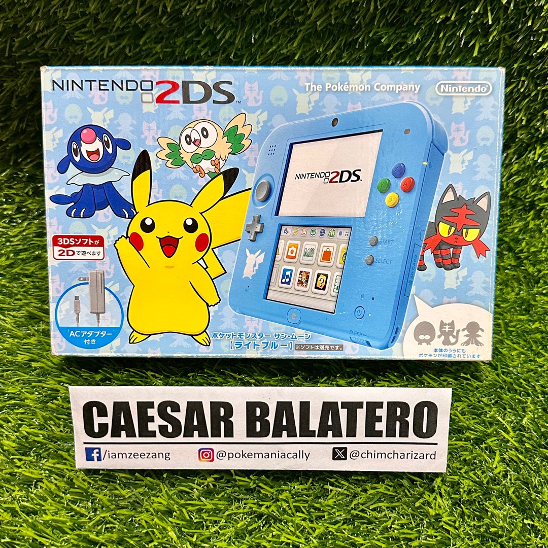 Nintendo 2DS Pokémon Sun & Moon Edition (Japan), Video Gaming, Video ...