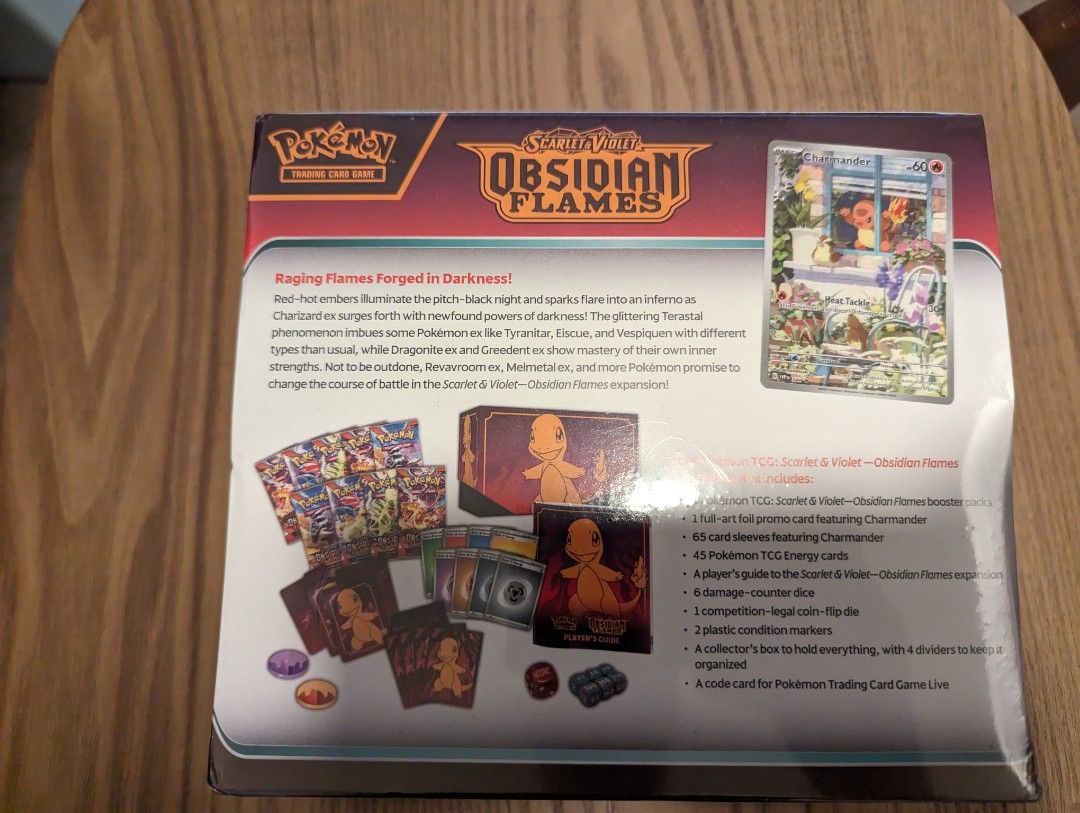 Obsidian flames Charmander box set, Hobbies & Toys, Toys & Games on ...