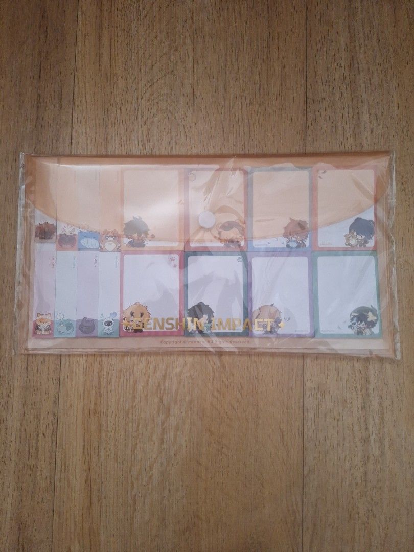 Official Genshin Impact Sticky Note, Hobbies & Toys, Memorabilia ...