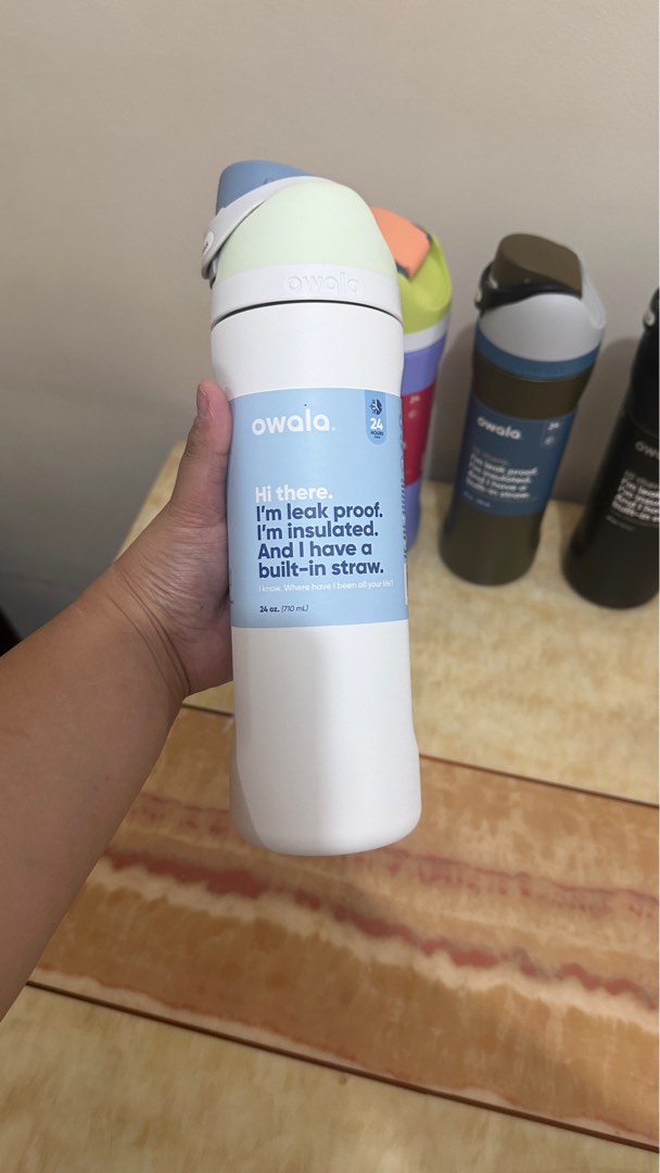 Owala Freesip 24oz Iced Breeze, Furniture & Home Living, Kitchenware ...