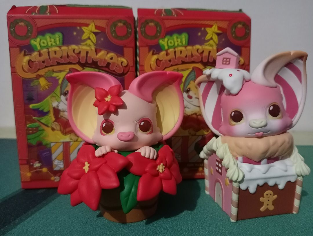 POP MART Yoki Christmas Series - Christmas Flower Yoki, Candy House ...