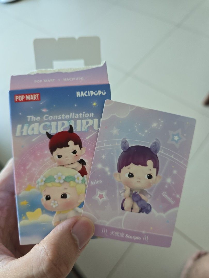 Popmart hachipupu the constellation hachipupu, Hobbies & Toys, Toys ...