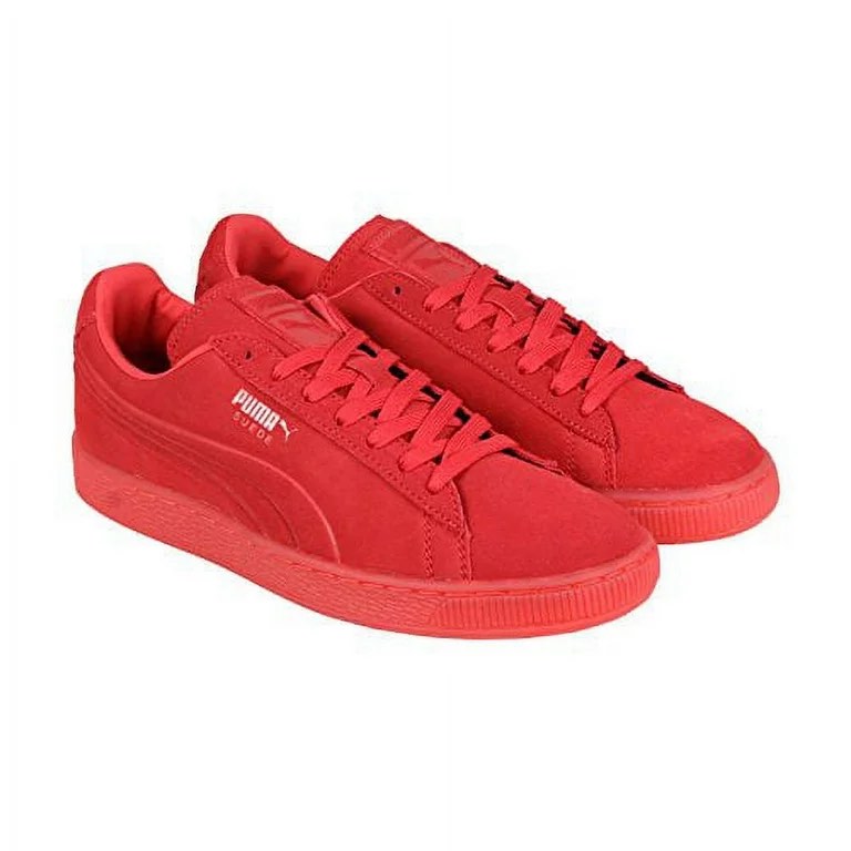 PUMA SUEDE S Red-High Risk Red-Silver, Men's Fashion, Footwear ...