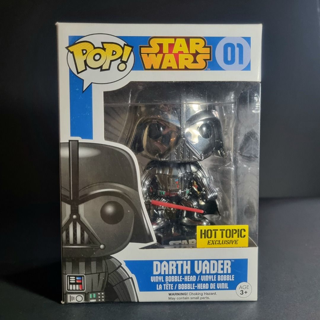 FIRST and LIMITED EDITION: Star Wars: Darth Vader 01, CHROME, Hot Topic ...