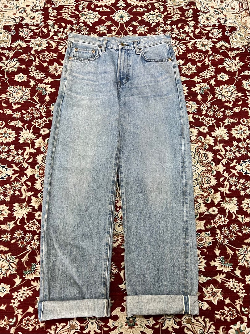 SOMETHING SELVEDGE BLUE WASH DENIM, Men's Fashion, Bottoms, Jeans on ...