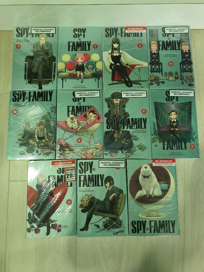 Spy x Family manga volumes 1 to 11 (+extras), Hobbies & Toys, Books ...