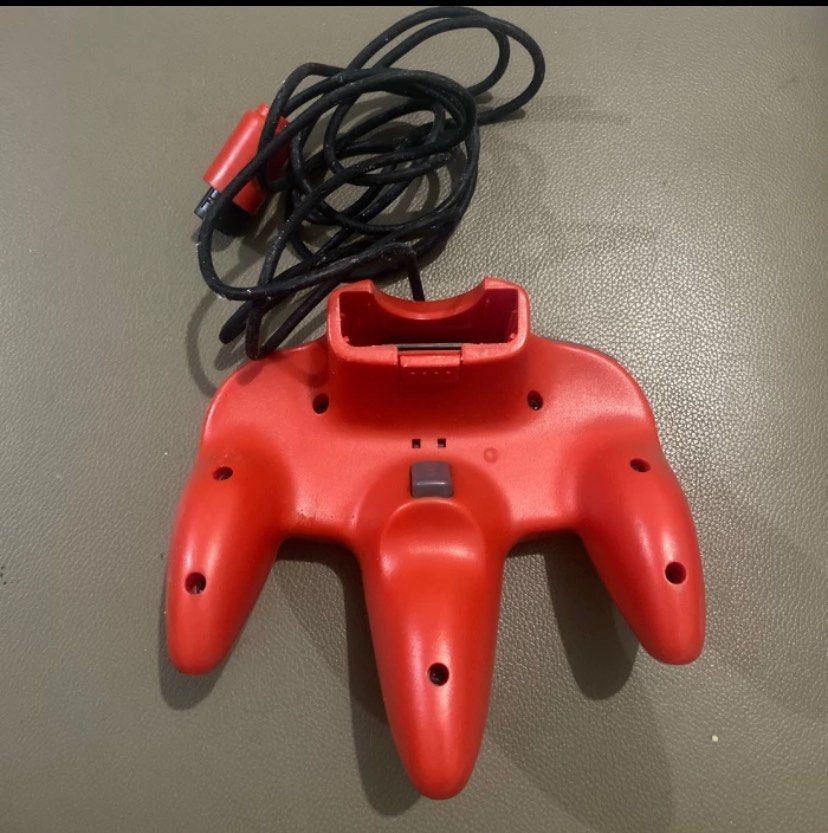 Stick Nintendo 64 merah, Video Game, Aksesori di Carousell