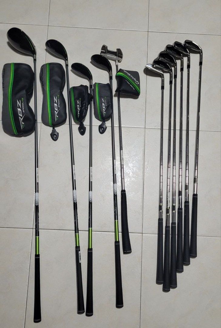 TaylorMade RBZ SpeedLite Men's Steel Package Set, Sports Equipment ...