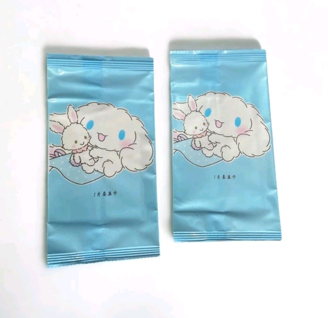 Tissue Basah Sachet Sanrio / Tissue Basah Travel / 1 Pak isi 10 Sachet ...