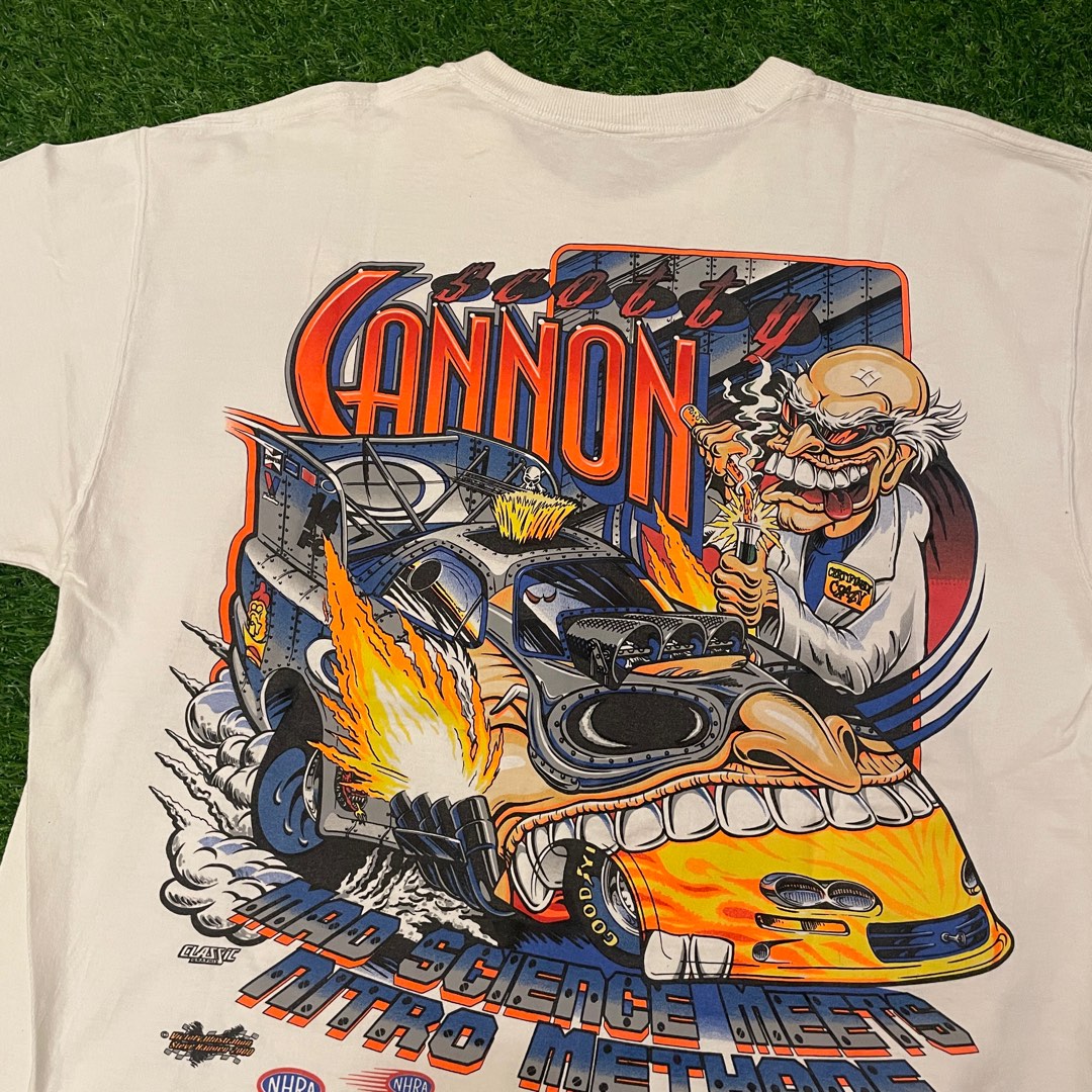Vintage 2000 Scotty Cannon Mad Science Meets Nitro Methane Mega Print ...